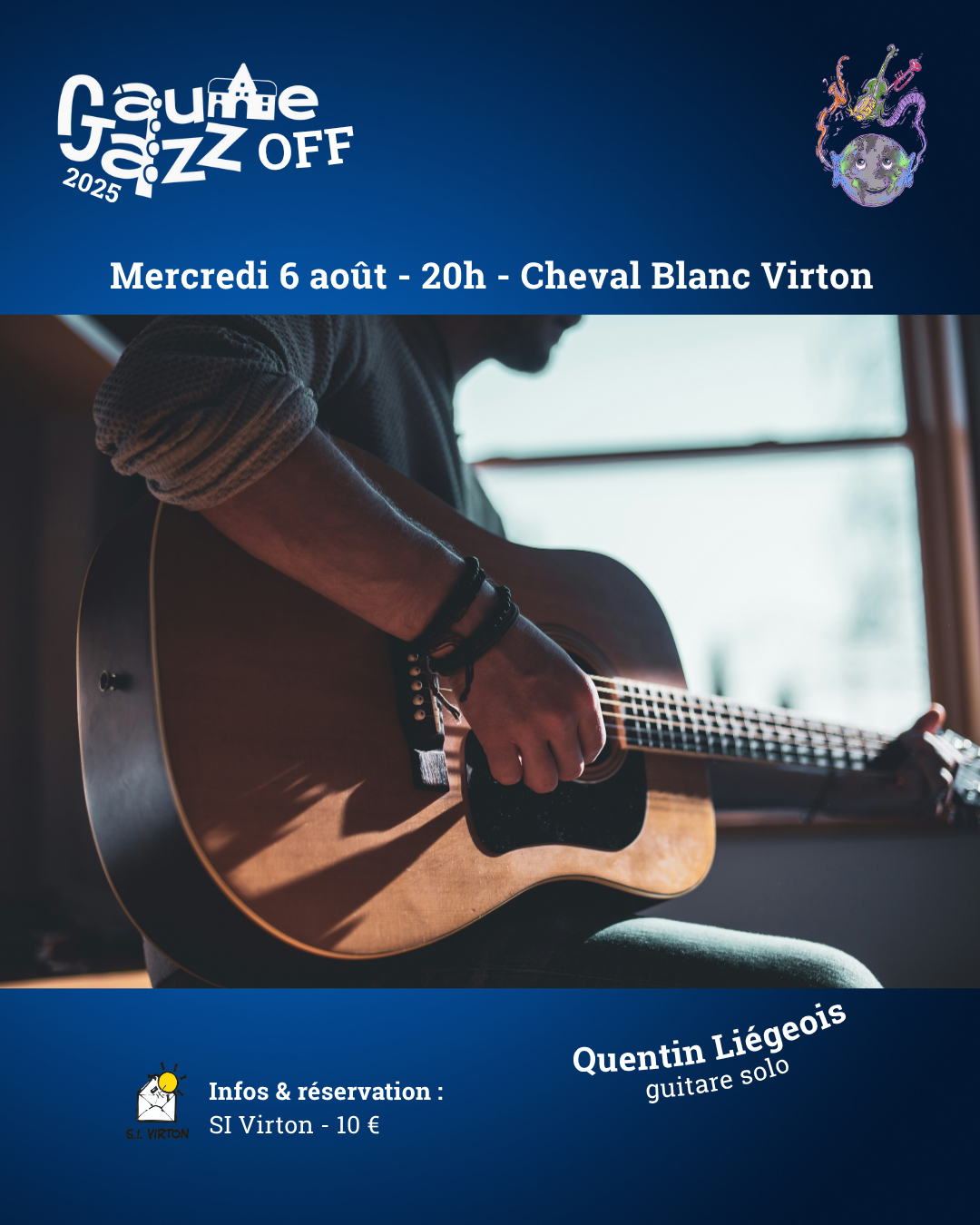 Gaume Jazz OFF : Quentin Liégeois, guitar (...) | JazzInBelgium